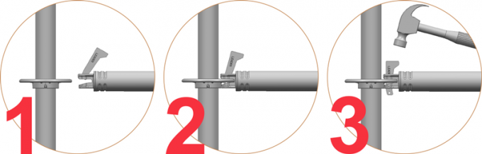 Durable Mobile Scaffold Tower Aluminium Cuplock Scaffolding For Station ...