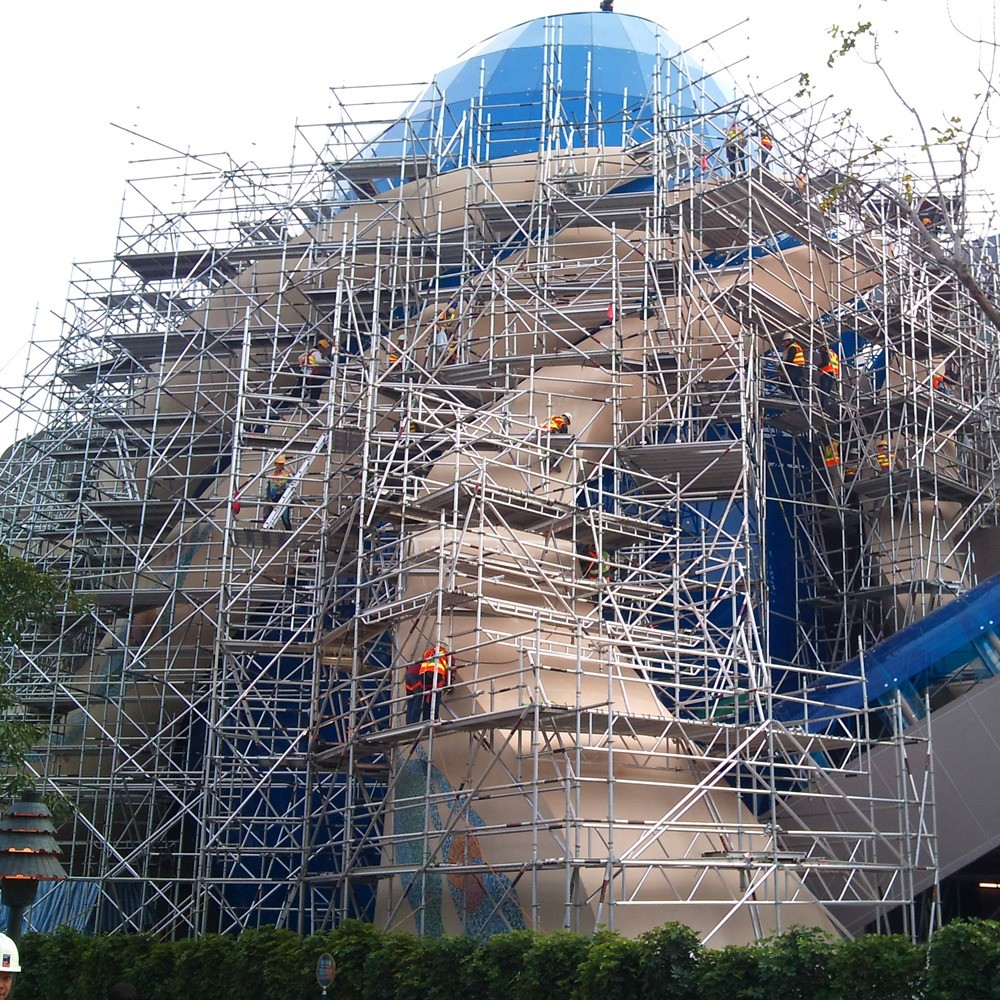 50.8MM Diameter Aluminium Alloy Scaffolding Lightweight For Complex ...