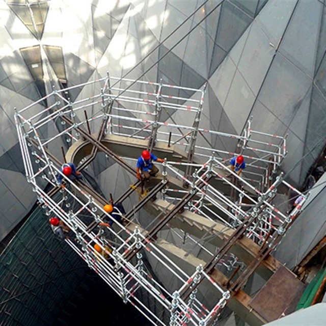 Aluminum Suspended Platform Scaffolding , Cuplock Scaffolding System 1 ...